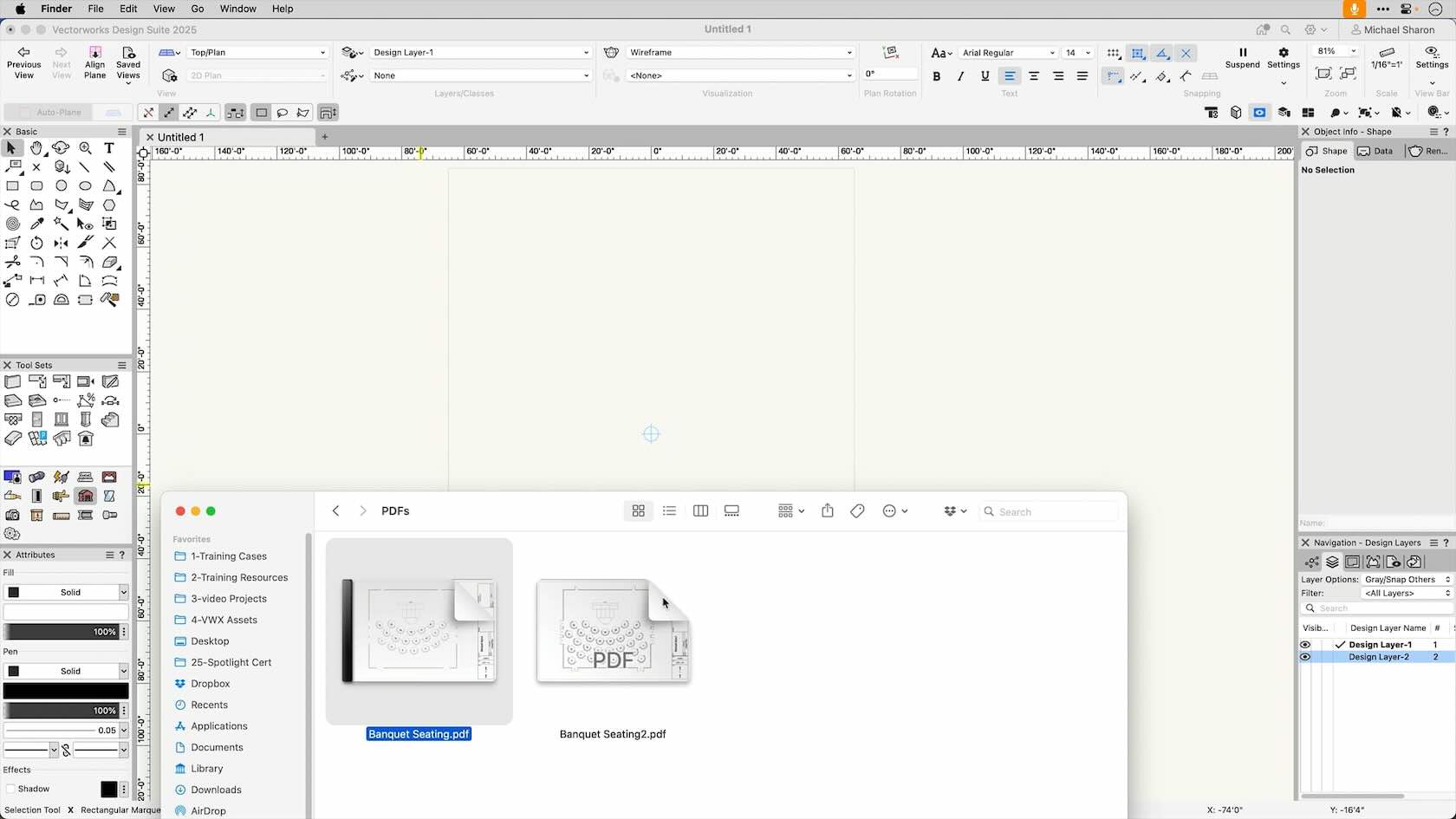 Importing a PDF 2025 | Vectorworks University
